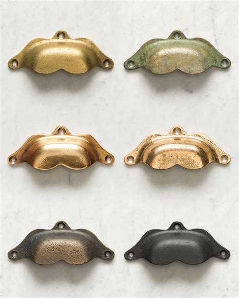 Devol Pull Handles Vintage Brass Kitchen Handles