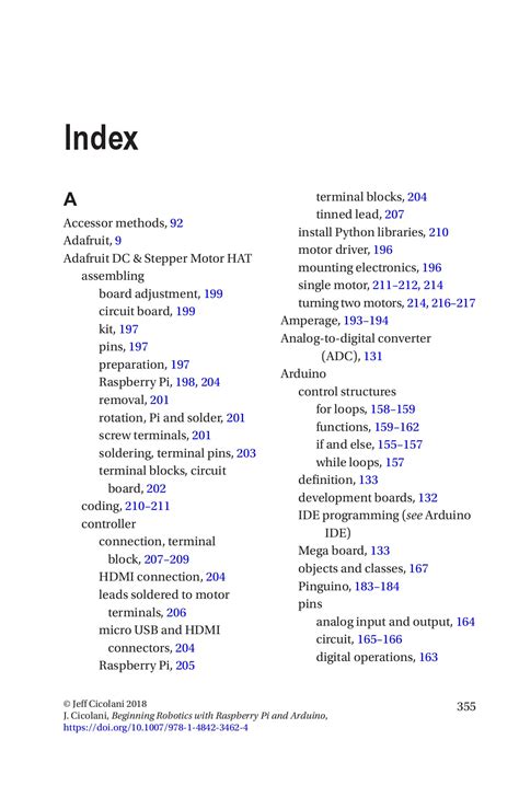 Beginning Robotics With Raspberry Pi And Arduino Using Python And Opencv Willington Island