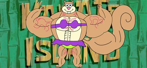 Sandy Cheeks Muscle Growth Karate Island By Jonifireblue On Deviantart
