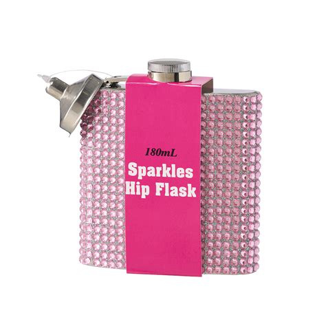 Sparkles Hip Flask Assorted The Reject Shop