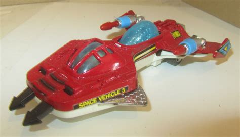 Space Vehicle 3 Spaceship Starbird Vintage Anni 80 Die Cast Astronave