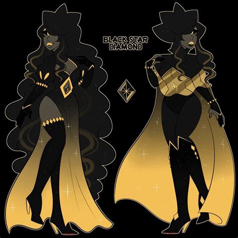 Black Star Diamond Steven Universe Anime Steven Universe Gem Steven