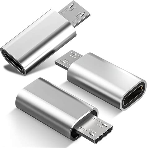 Micro Usb To Usb C Adapter [3 Pack] Micro Usb Adapter Usb C