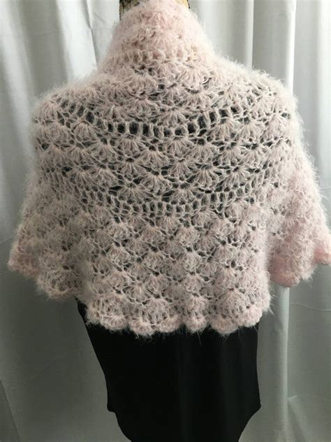Pink Crochet Mini Shawl Crochet Wedding Mini Shawl Crochet Crochet