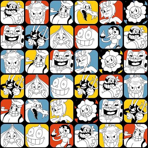 Cuphead Bosses Painting By Poppy Taylor Pixels