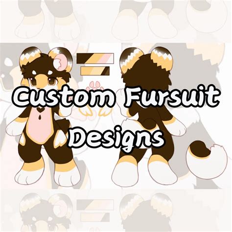 Custom Character Designscustom Fursuit Designs Adoptable Fursona