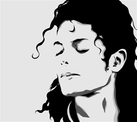 Michael Jackson Stencil Drawings