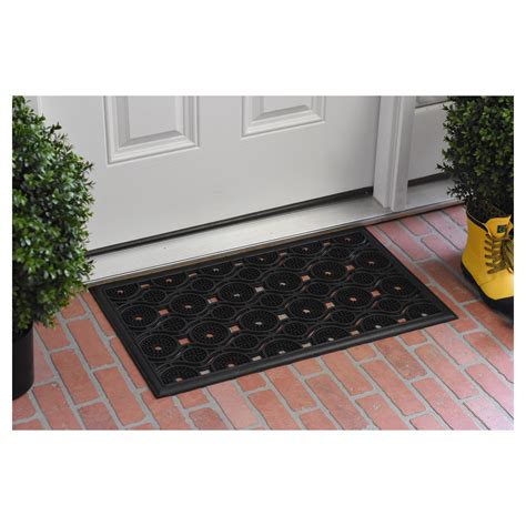 Calloway Mills Nobe Rubber Outdoor Doormat 18 X 30