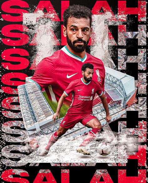 Mo Salah Football Poster Design Behance
