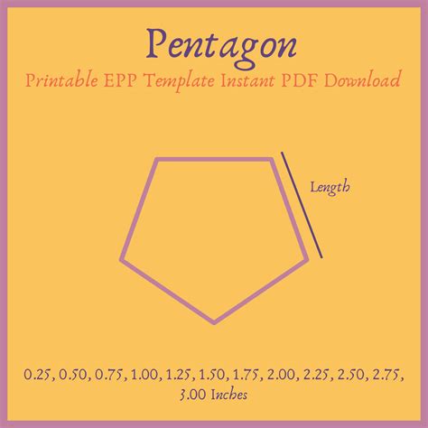 Pentagon Template Printable