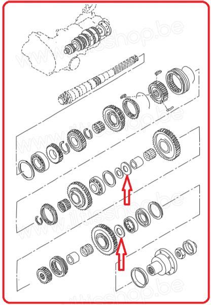 Aanloopring Versnellingsbak Nieuw Iltisshop