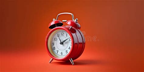 Clock Analog Time Show For Your Daily Schedule Routine Copy Space