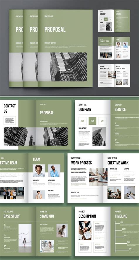 Modern Professional Business Proposal Layout Clean Simple And Modern In 2025 Packaging