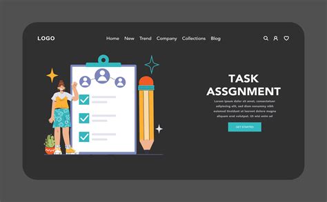 Task Assignment Concept Flat Vector Illustration 42115406 Vector Art At Vecteezy