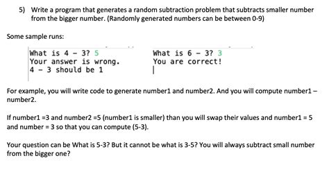 Solved Write A Program That Generates A Random Chegg Com
