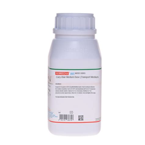 Himedia Cary Blair Medium Base Transport Medium Wo Charcoal 캐시바이