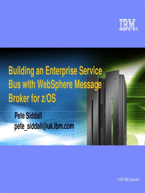 Building An Esb With Websphere Message Broker October Ps Pdf Soap