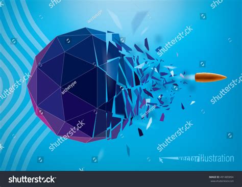 Destructive Force Stock Vector Royalty Free 491485894 Shutterstock