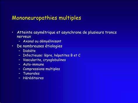 Ppt Les Neuropathies Périphériques Powerpoint Presentation Free
