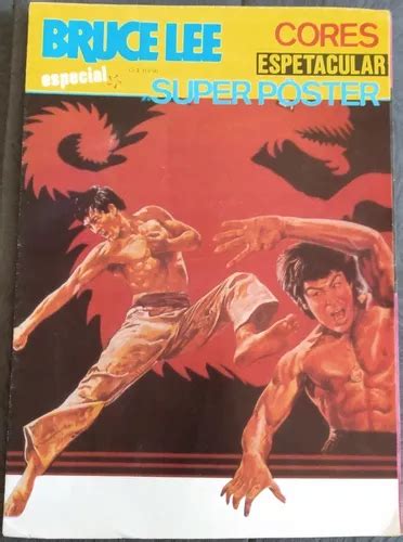 Revista Bruce Lee Especial Super Pôster O Adeus Do Dragão Mercadolivre