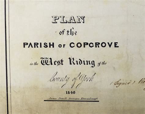 Tithe Maps In Ripon And Easingwold Tithe Maps Project