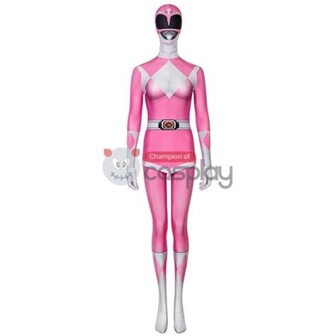 Pink Ranger Costume Mighty Morphin Power Rangers Cosplay Suit Ccosplay