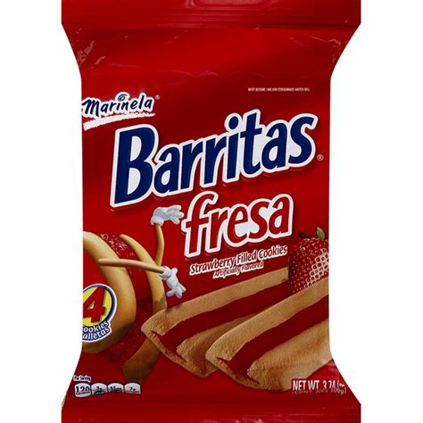 Marinela Barritas Fresa Strawberry Filled Cookie 374 Oz Instacart