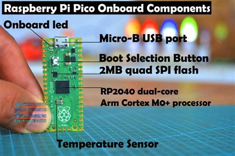 Raspberry Pi Pico Pinout And Specs Electronic Clinic