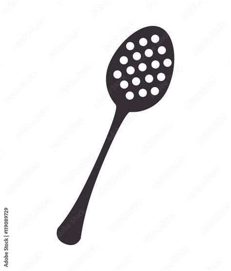 A Clipart Image Featuring A Spatula And A Ladle Commonly Used In