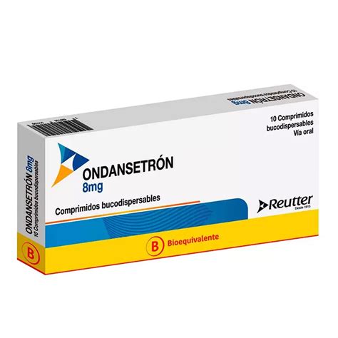 Ondansetrón Comprimidos Bucodispersables 8mg Farmacias Curie Envíos