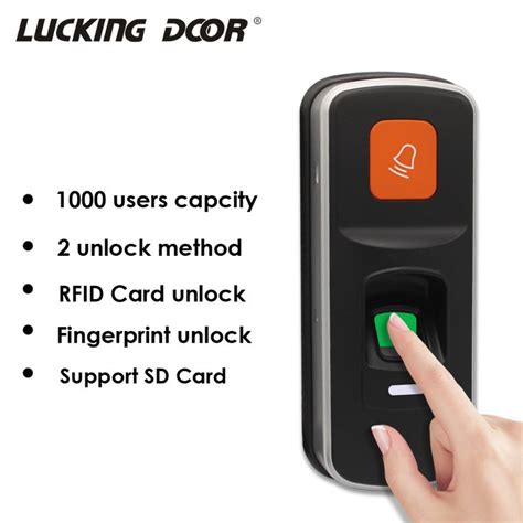 1000 User Fingerprint Biometric Access Control Reader Rfid 125khz