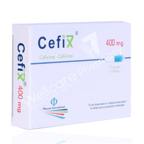 Cefix 400mg Capsules 5s Wellcare Pharmacy