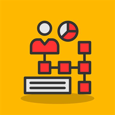 Organization Chart Vector Icon Design 20782697 Vector Art At Vecteezy