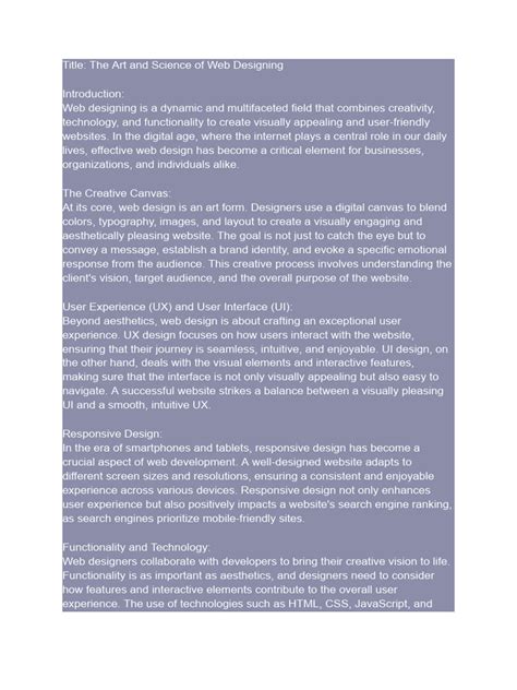 web designing download free pdf web design world wide web