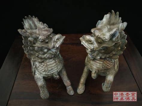 【中港香業】仿古麒麟 公母一對 鎮宅、招財、化煞、開運、求財、升官 開運風水 風水擺件 Yahoo奇摩拍賣