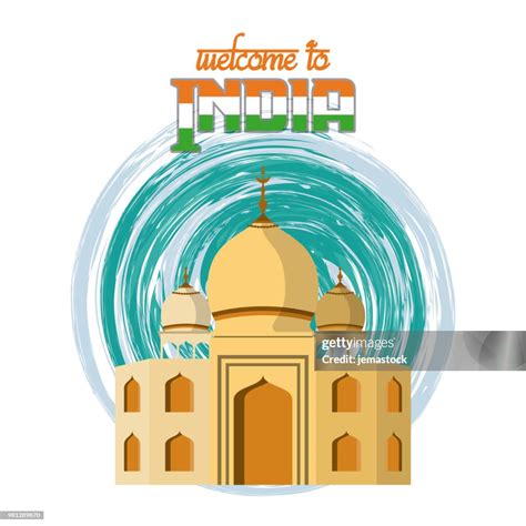 Welcome To India Card High Res Vector Graphic Getty Images