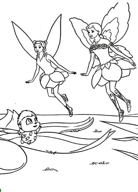 Barbie Coloring Pages Barbie Fairytopia