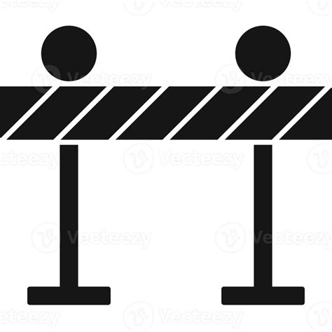 Construction Barrier Icon Filled Style 35309116 Png
