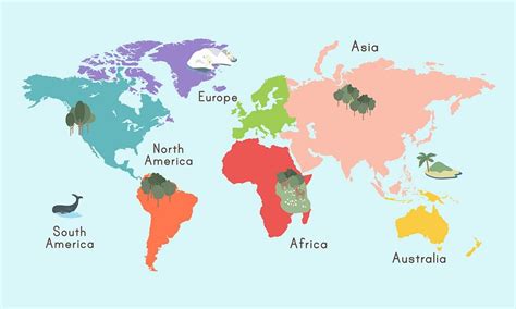 Illustration Of World Map Isolated Premium Vector Rawpixel