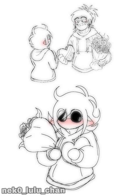 Oc X Oc Thingy~ By Pinkycatsblog On Deviantart