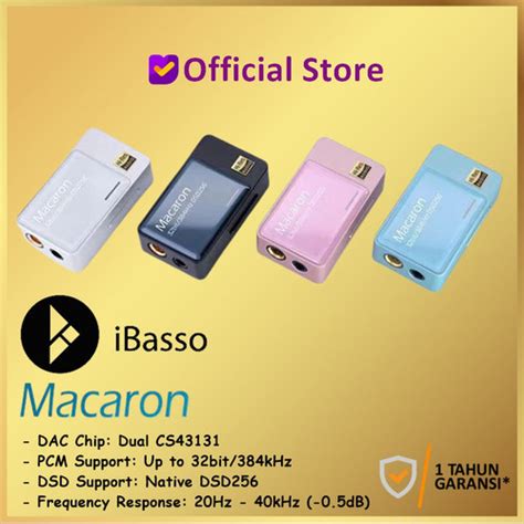 Jual Ibasso Jr Macaron Flagship Dac Dual Chip Cs43131 And Headphone Amp Amplifier Extra