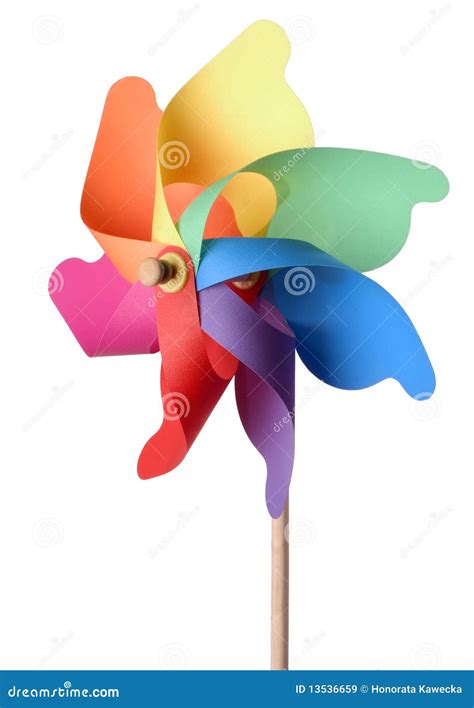 Pinwheel Stock Image Image Of Single Background Mill 13536659