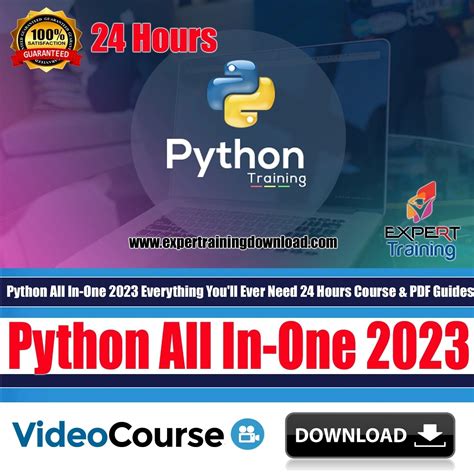 Python All In One Hours Course PDF Guides Expert Training