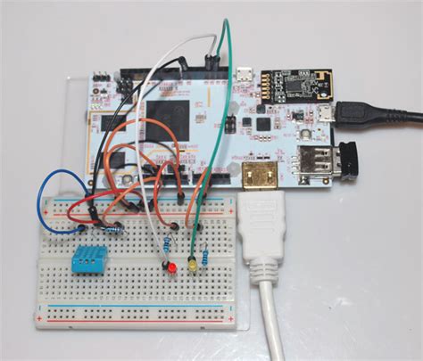 Humidity And Temperature Sensor Dht11 On Pcduino Linksprite Learning Center
