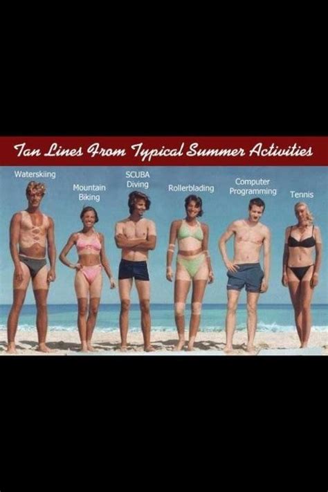Id The Sport By The Tan Line Funny Sunburn Tan Lines Funny Pictures
