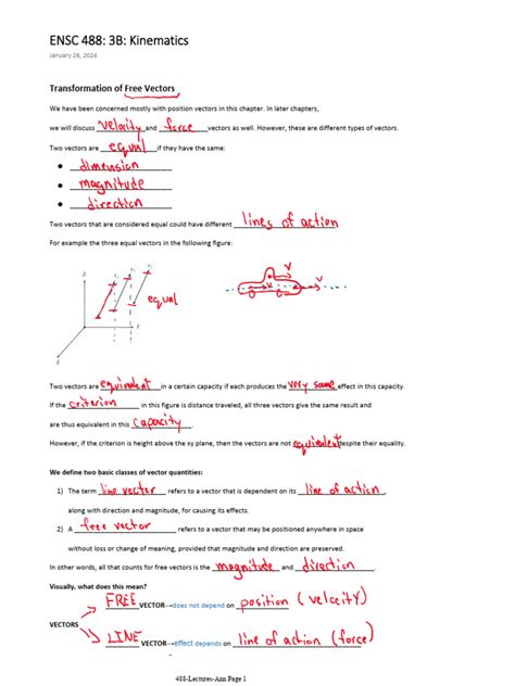 03b ensc 488w kinematics 2024 annotated pdf euclidean vector