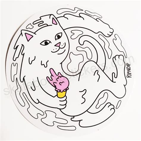 Rip N Dip Ripndip Skateboard Sticker Pós Apocalipse Sk8 Shop