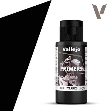 Vallejo Primers Black 60ml 73602 Gnomish Bazaar