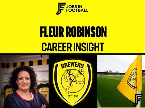 Fleur Robinson Commercial Director Burton Albion Fc Jobs In Football