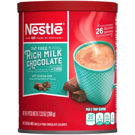 Nestle Fat Free Rich Milk Chocolate Hot Cocoa Mix Fig App